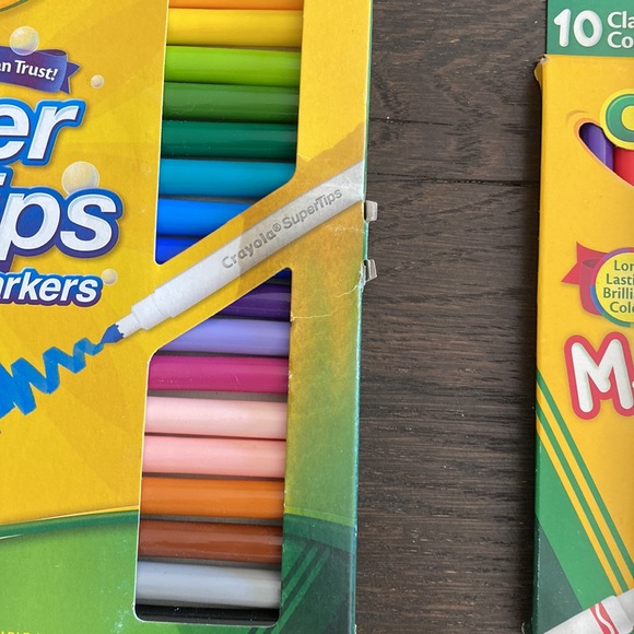 Crayola | Other | Crayons Super Tips Crayola Markers Crayola Twistables ...